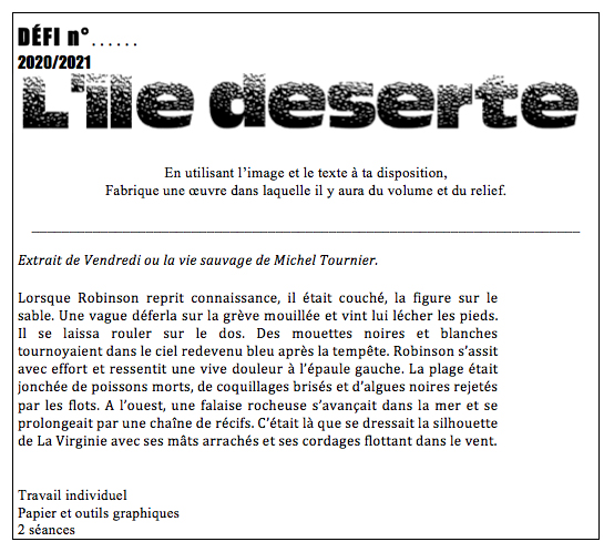 L’ile déserte – Le Mini Musée